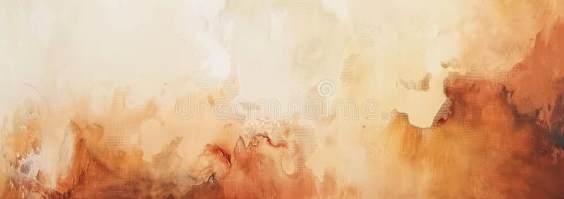 Abstract Brown Texture Background, Watercolor Painting Effect Stock ...