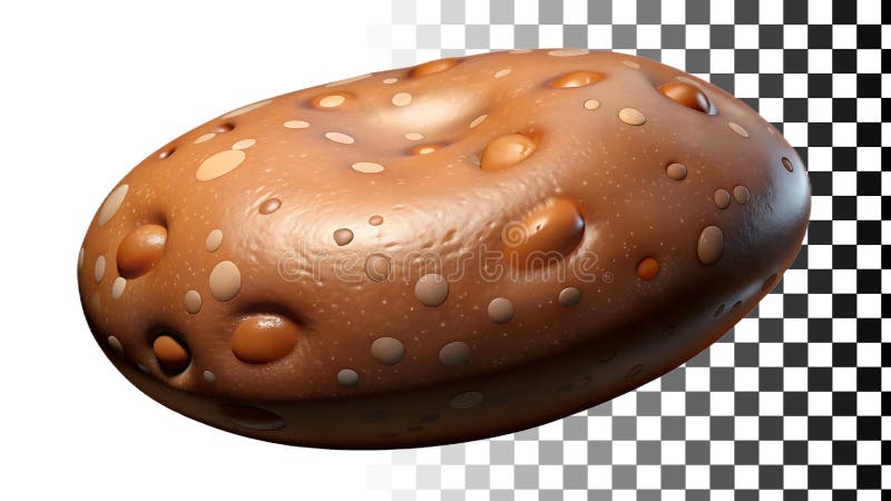 Abstract Brown Textured Object Mushroom Cap Rough Surface Png ...