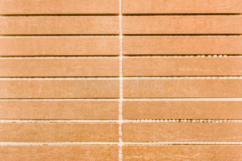 Abstract Brown Tile Texture, Pattern of Thin Long Tiles Background ...