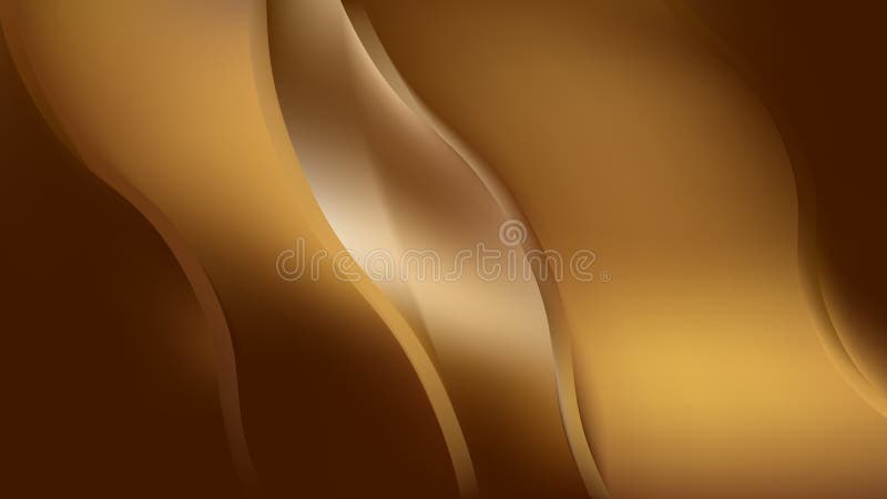 Abstract Brown Wave Background Stock Vector - Illustration of flowing ...