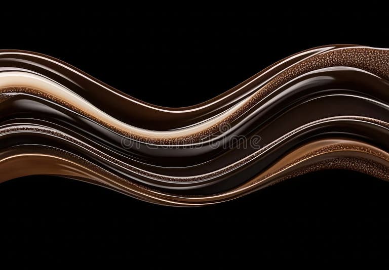 Abstract Brown Wave Background Stock Illustration - Illustration of ...