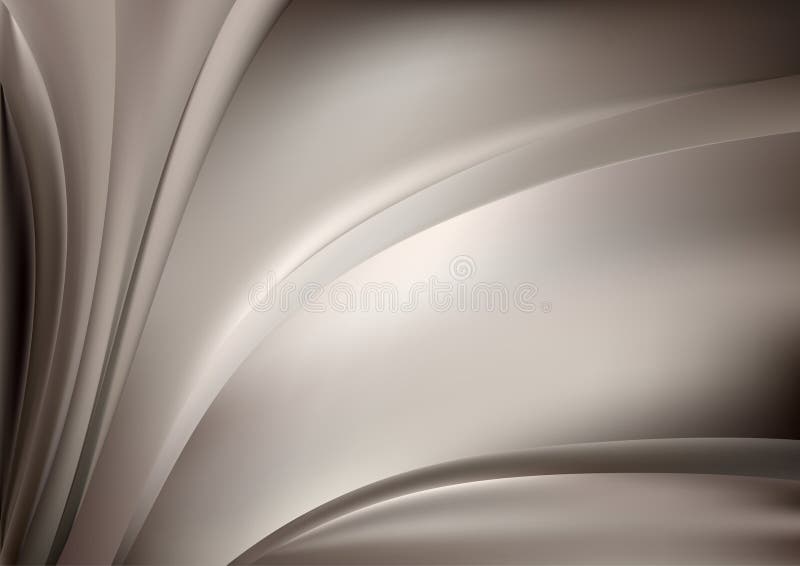 Abstract Brown Wave Background Template Stock Vector - Illustration of ...