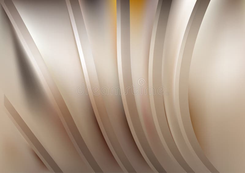 Abstract Brown Wavy Stripes Background Vector Art Stock Vector ...