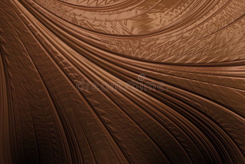 Abstract Brown Wavy Texture Stock Illustration - Illustration of ...