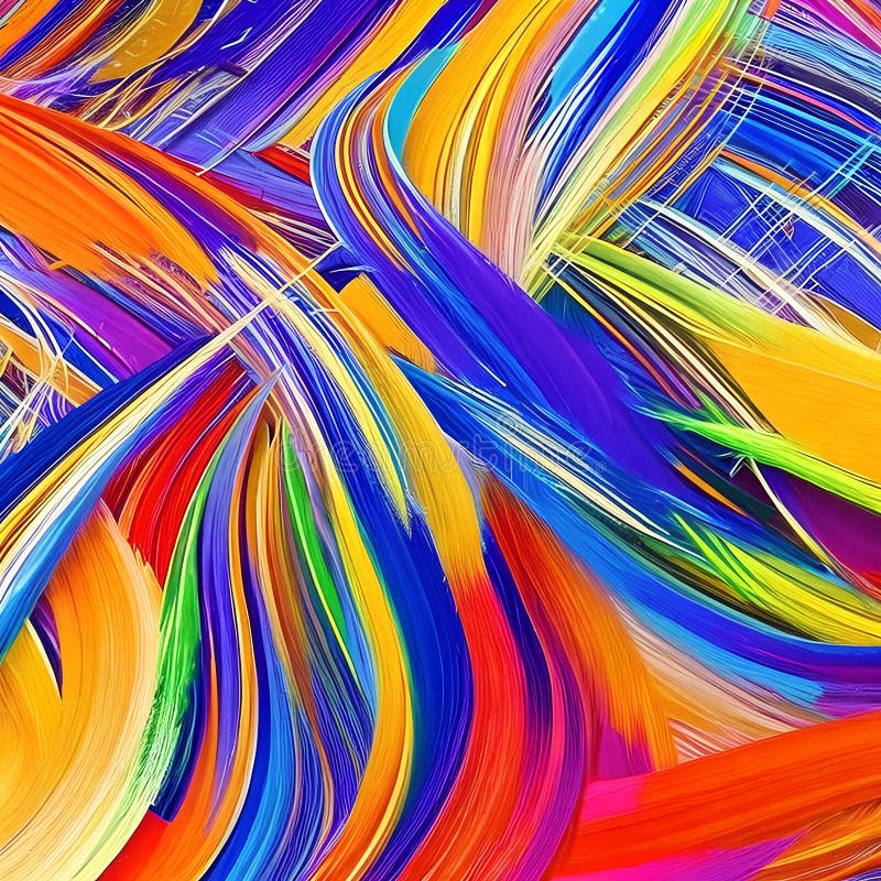 1355 Abstract Brush Strokes: a Captivating and Abstract Background ...