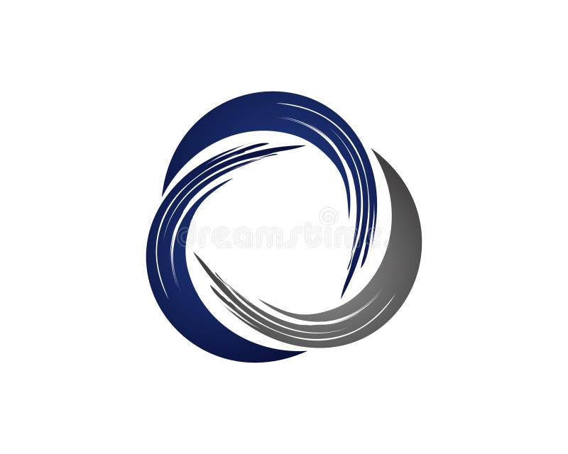 Abstract Brush Vortex Logo Icon Stock Vector - Illustration of text ...