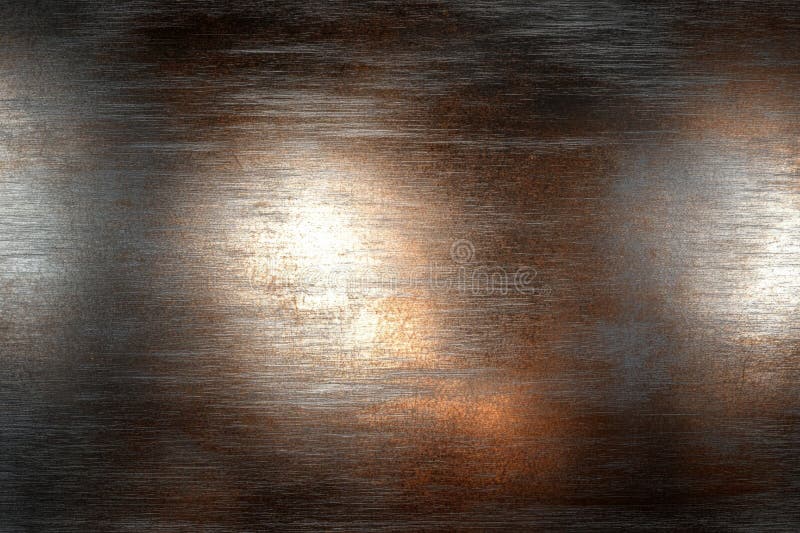 Brushed Bronze Metallic Texture with Soft Gradient Lighting. AI ...