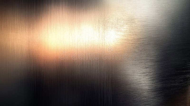 Abstract Brushed Metal Background with Gradient and Light Reflection ...