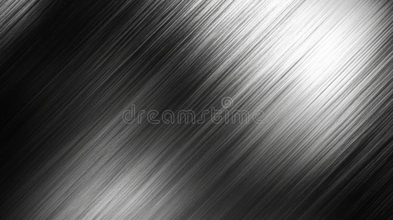 Abstract Brushed Metal Texture with Diagonal Lines and Gradient Stock ...