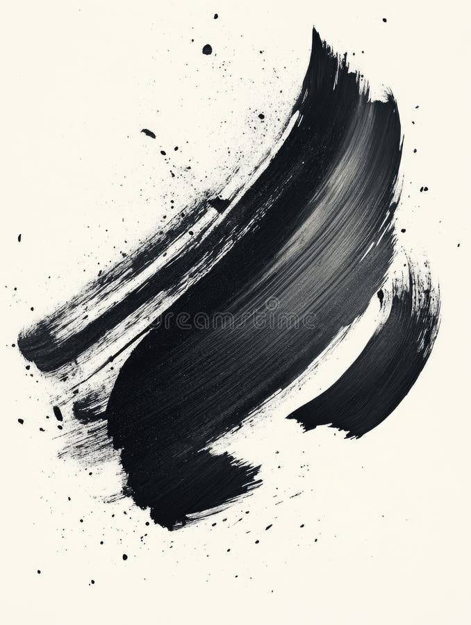 Abstract Brushstroke Art stock image. Image of artist - 363017175