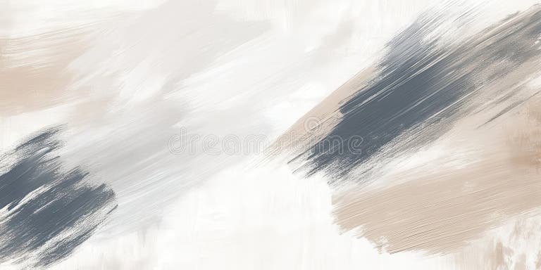 Abstract Brushstroke Artwork Featuring Neutral Tones and Dynamic ...