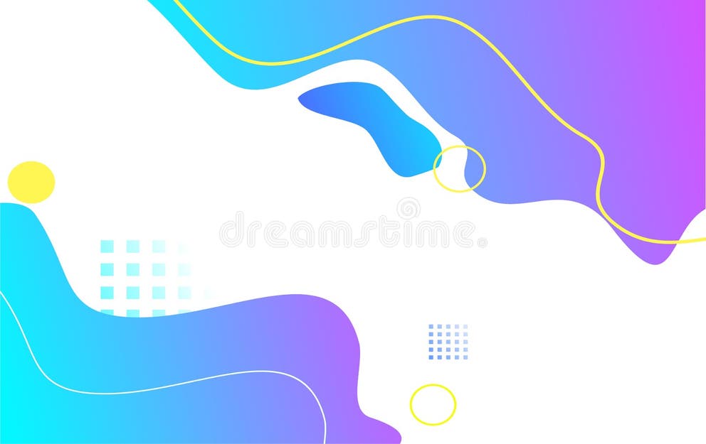Abstract Bubble Gradation Blue Background Shapes Simple Design Stock ...
