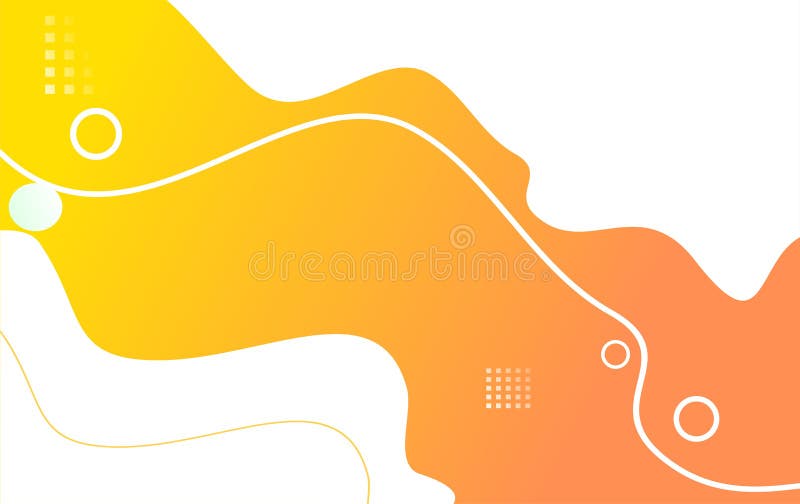 Abstract Bubble Gradation Orange and White Back Shape Simple Design ...