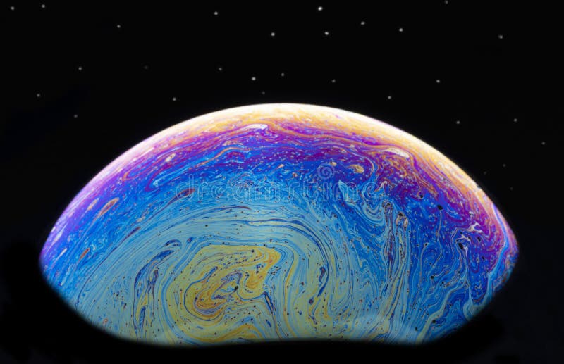 Abstract Bubble is Imaginary Globe Stock Photo - Image of scenery ...