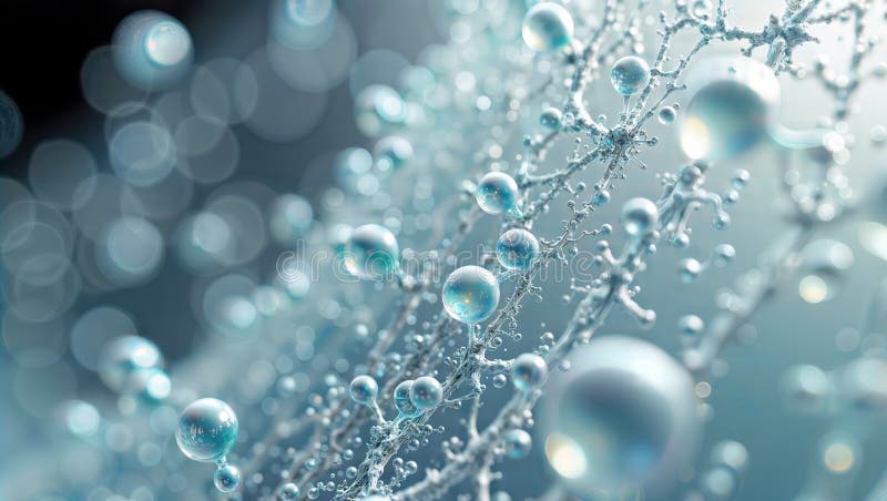 Abstract Bubble Network â€“ Complex Interconnected Fluid Bubbles ...