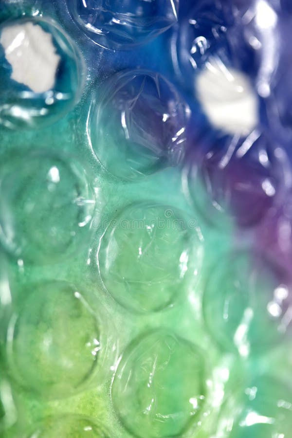 Abstract Bubble Wrap Colour Watercolour Rainbow Packaging Background ...