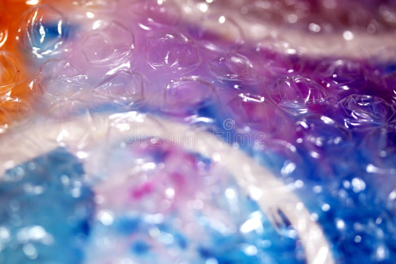 Abstract Bubble Wrap Colour Watercolour Rainbow Packaging Background ...