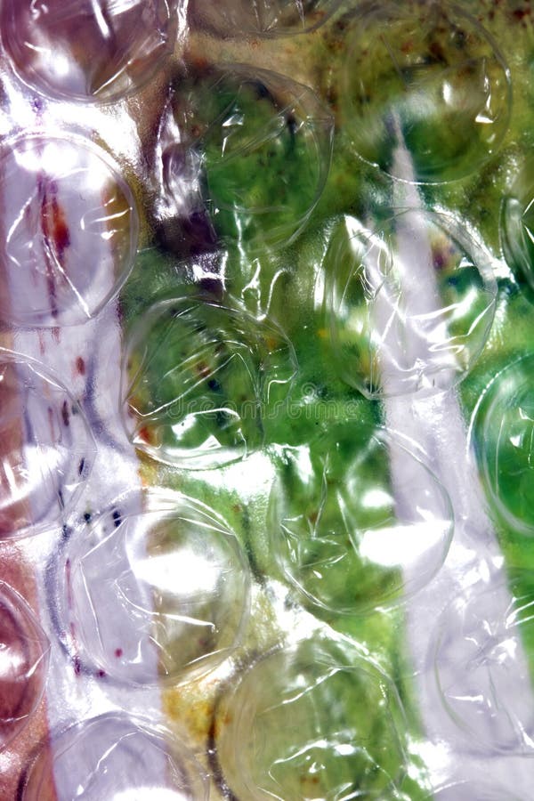 Abstract Bubble Wrap Colour Watercolour Rainbow Packaging Background ...