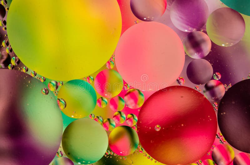 Abstract Bubbles Floating and Colorful Stock Photo - Image of screen ...