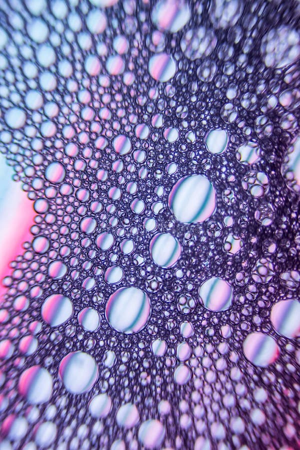 Abstract Bubbles Macro with Amazing Textures and Blue Stock Photo ...