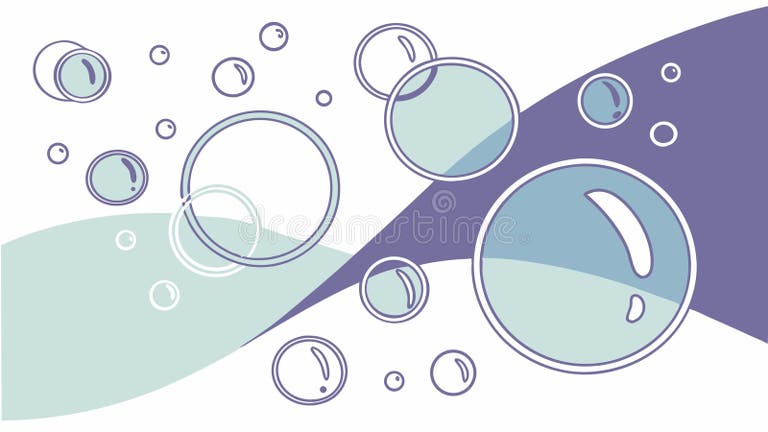 Abstract Bubbles with Organic Shapes Vector Background, Vector Design ...