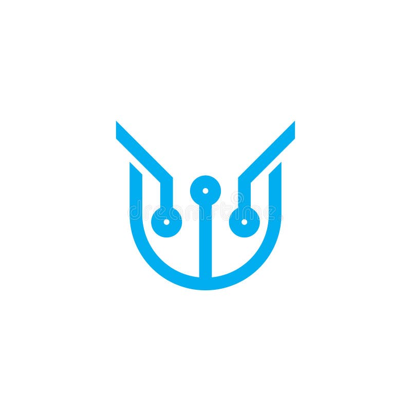 Abstract Bug Face Technology Modern Vector Stock Vector - Illustration ...