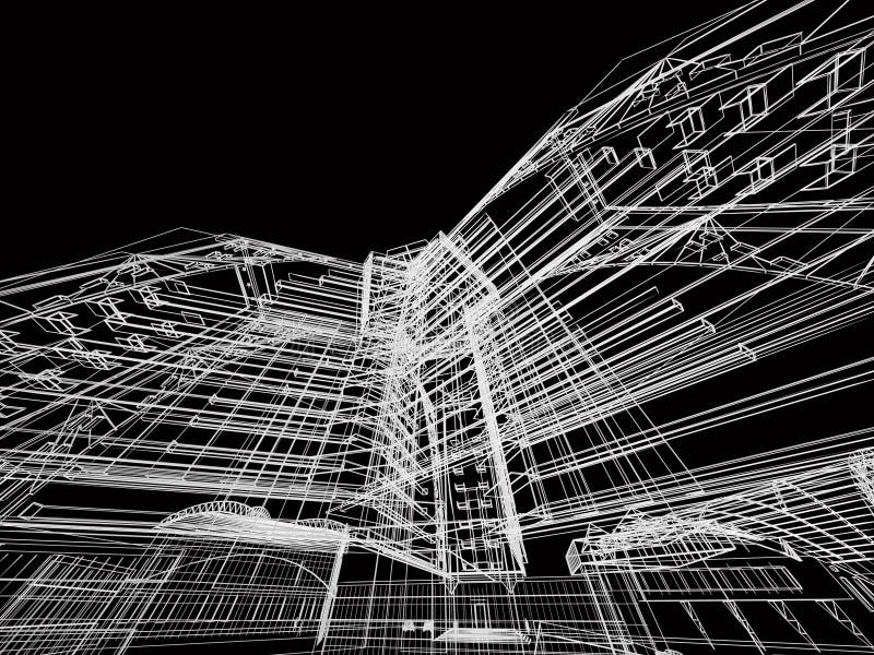 Abstract building stock illustration. Illustration of abstract - 3807973