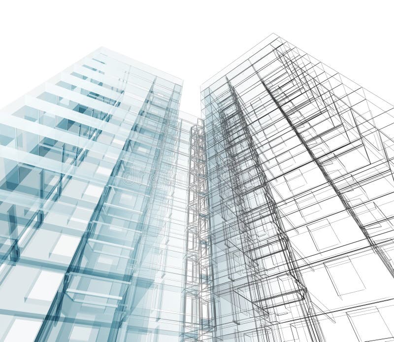 Abstract building stock illustration. Illustration of glass - 93472078