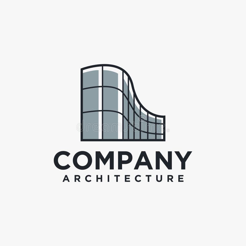 Abstract Building Architecture Logo Stock Illustration - Illustration ...