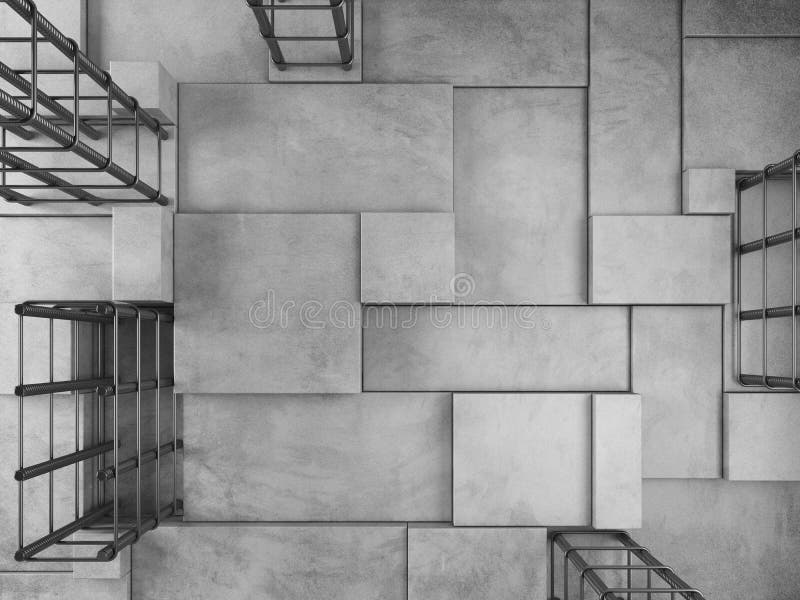 Abstract Building Construction Stock Illustration - Illustration of ...