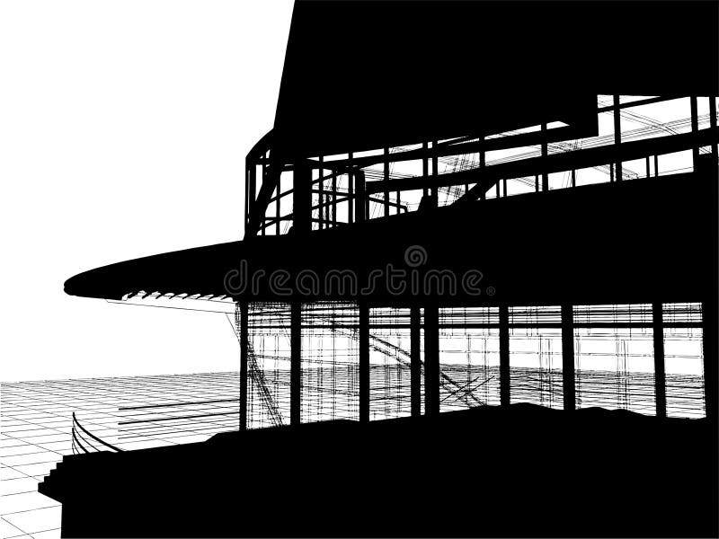 Abstract Building Construction Vector 07 Stock Vector - Illustration of ...