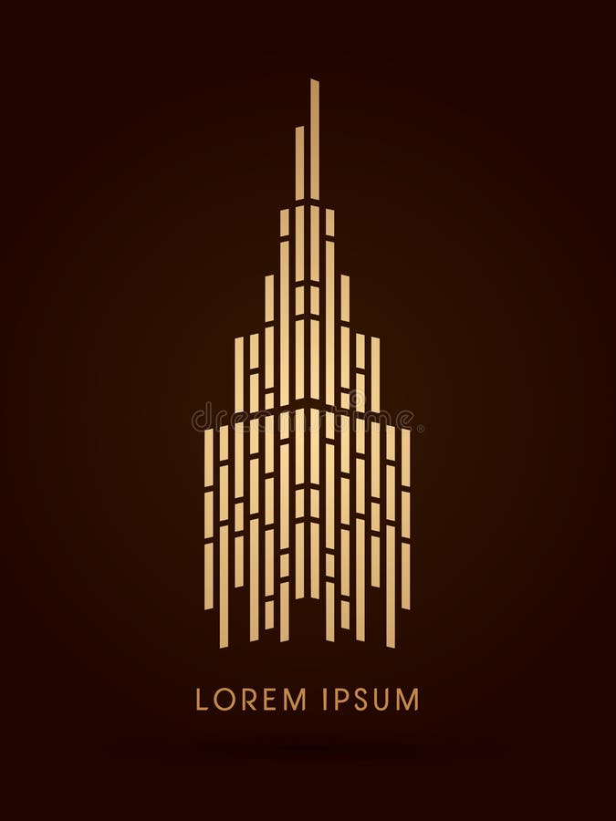 Abstract building graphic stock vector. Illustration of creative - 87639476