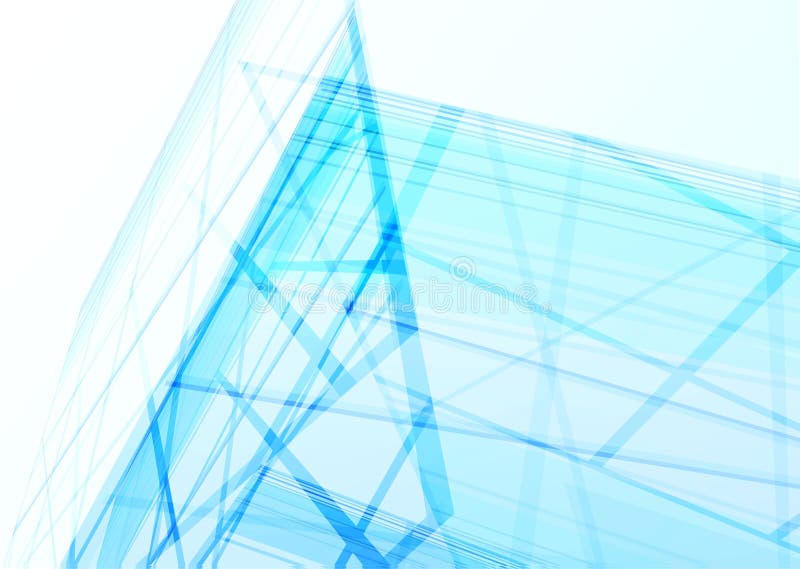 Abstract Building from the Lines Stock Vector - Illustration of design ...