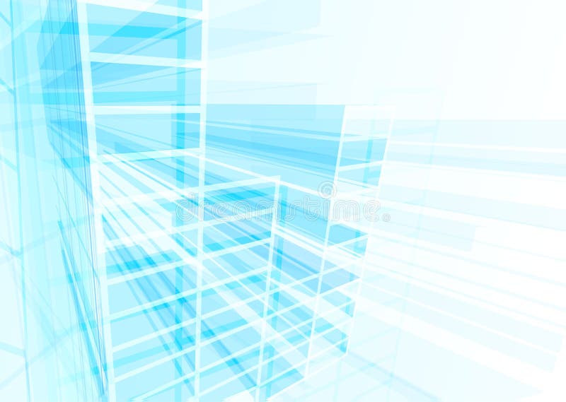 Abstract Building from the Lines Stock Vector - Illustration of ...