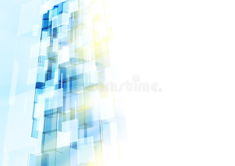 Abstract Building from the Lines Stock Vector - Illustration of corner ...