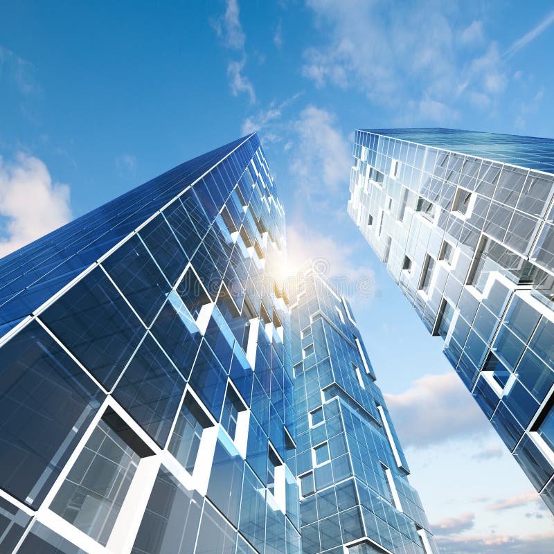 Abstract building stock illustration. Illustration of exterior - 38726942