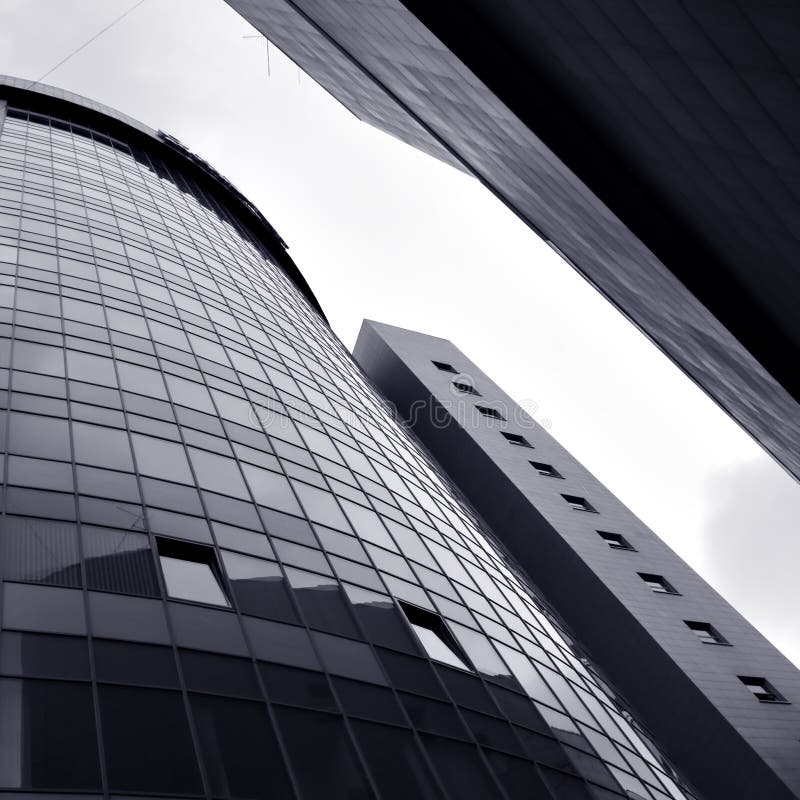 Abstract Building Skyscrapers Stock Photo - Image of modern, design ...