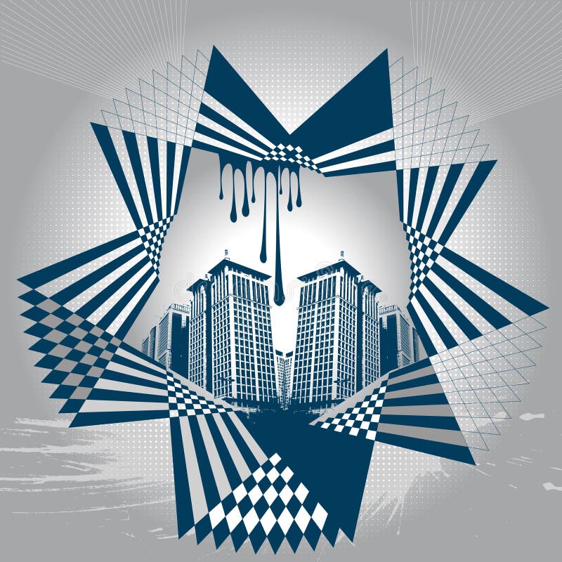 Abstract building view stock vector. Illustration of grunge - 10983501