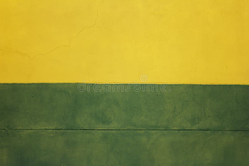 Abstract Building Wall, Two Color Wall, Orange Green Yellow Wall Stock ...