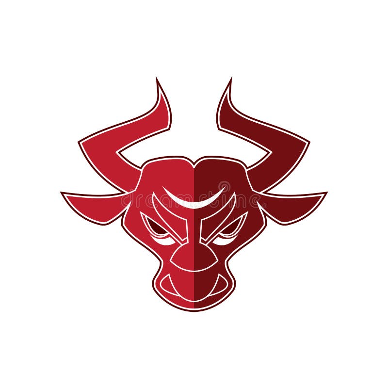 Abstract Bull Logo Vector Illustrations Design Icon Logo Stock Vector ...