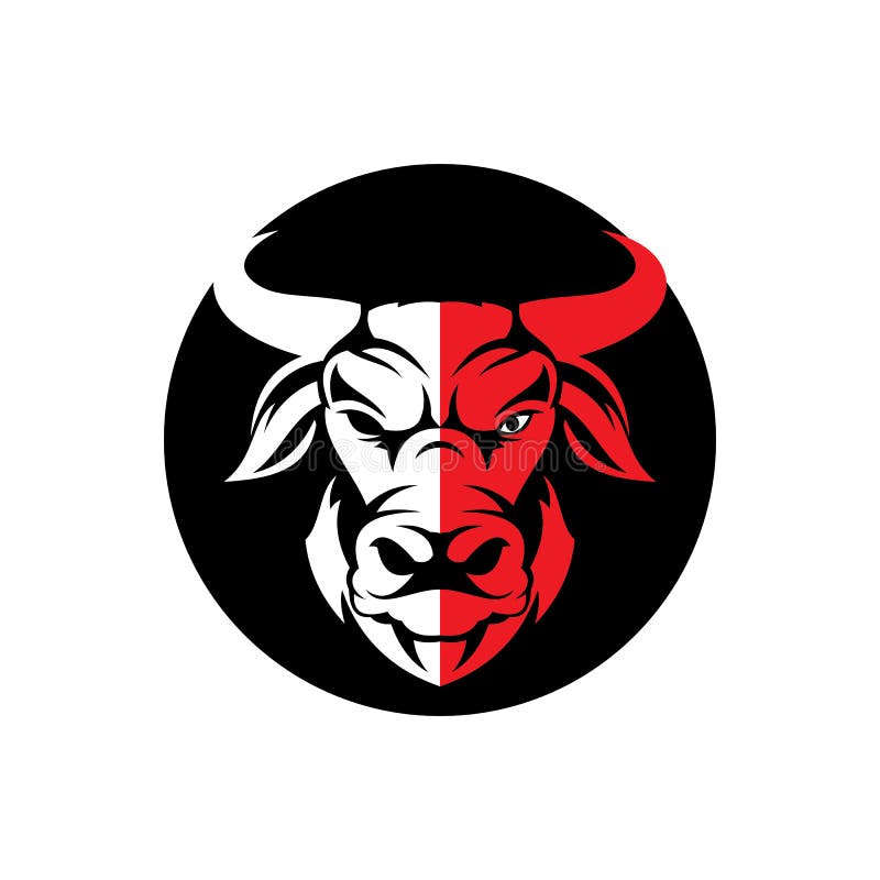 Abstract Bull Logo Vector Illustrations Design Icon Logo Stock Vector ...
