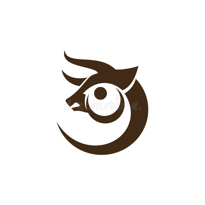 Abstract Bull Logo Vector Illustrations Design Icon Logo Stock Vector ...