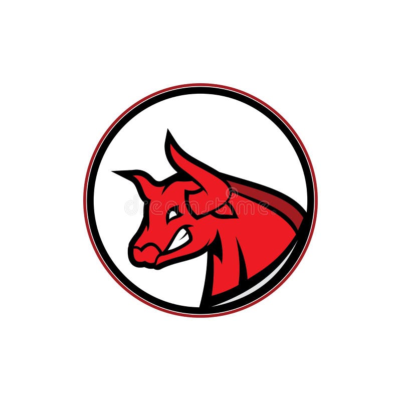 Abstract Bull Logo Vector Illustrations Design Icon Logo Stock Vector ...