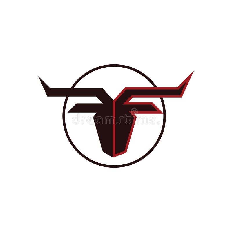 Abstract Bull Logo Vector Illustrations Design Icon Logo Stock Vector ...