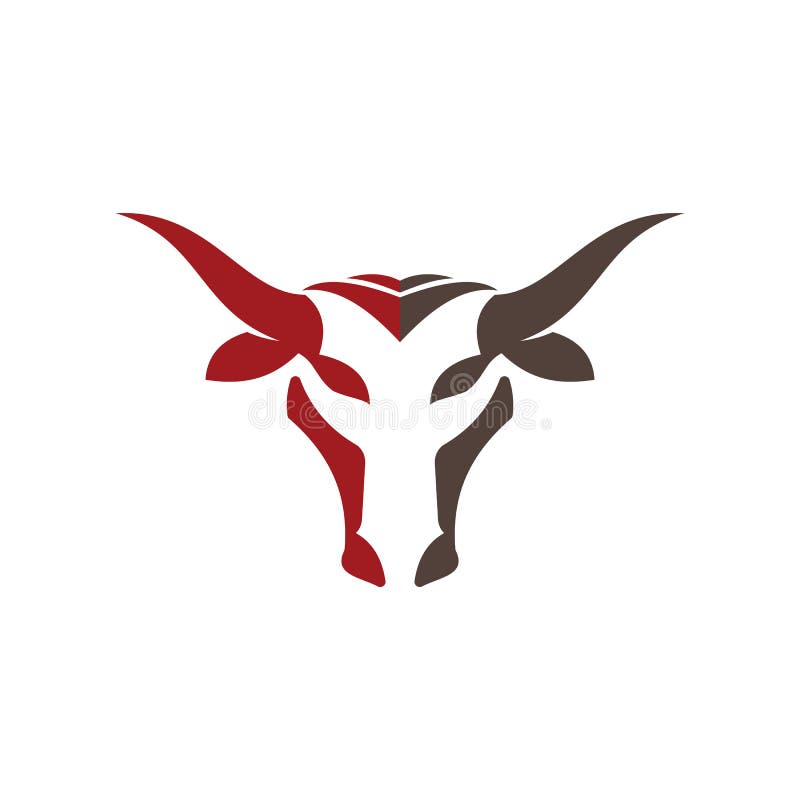 Abstract Bull Logo Vector Illustrations Design Icon Logo Stock Vector ...