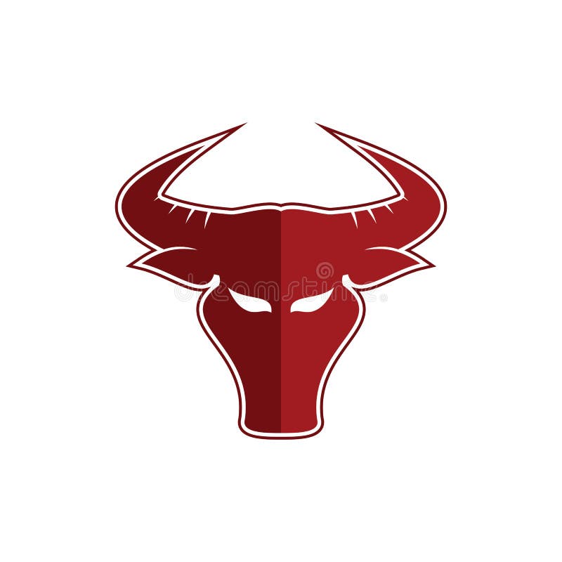 Abstract Bull Logo Vector Illustrations Design Icon Logo Stock Vector ...