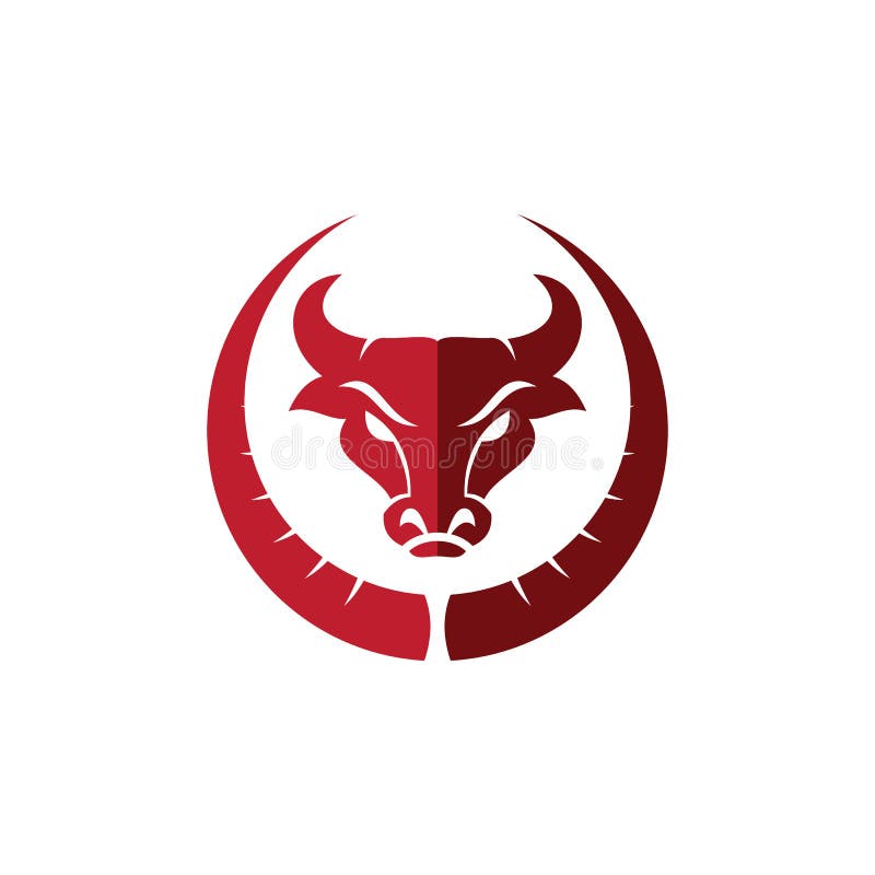 Abstract Bull Logo Vector Illustrations Design Icon Logo Stock Vector ...