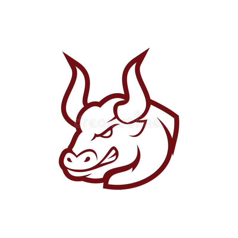 Abstract Bull Logo Vector Illustrations Design Icon Logo Stock Vector ...