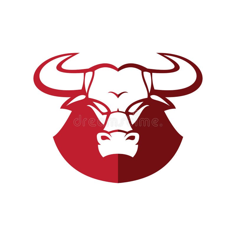 Abstract Bull Logo Vector Illustrations Design Icon Logo Stock Vector ...