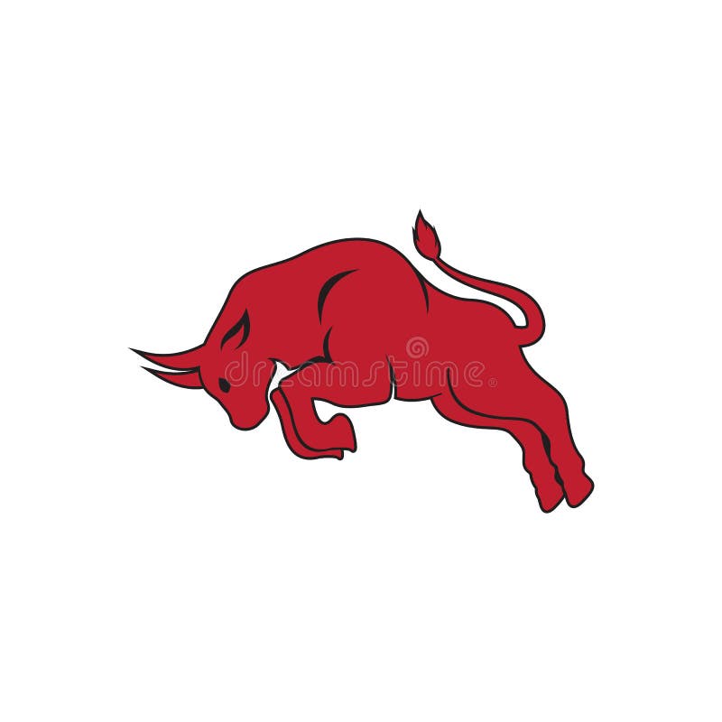 Abstract Bull Logo Vector Illustrations Design Icon Logo Stock Vector ...